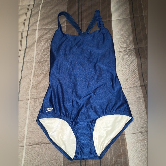 Speedo | Swim | Speedo Navy Blue Classic One Piece Swimsuit 4 | Poshmark